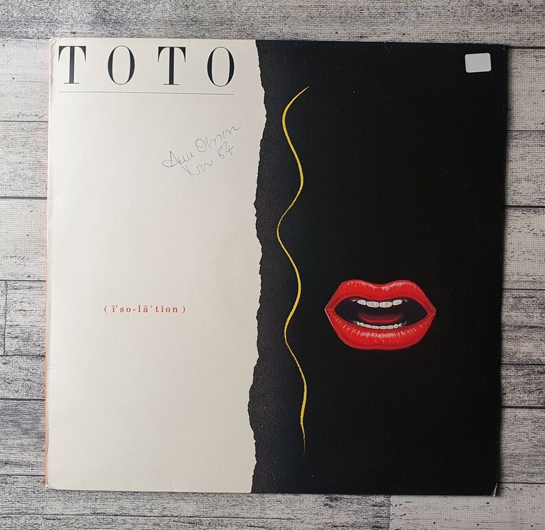 Toto Isolation 1984 VG Music Record Vinyl Album LP 12 - Etsy