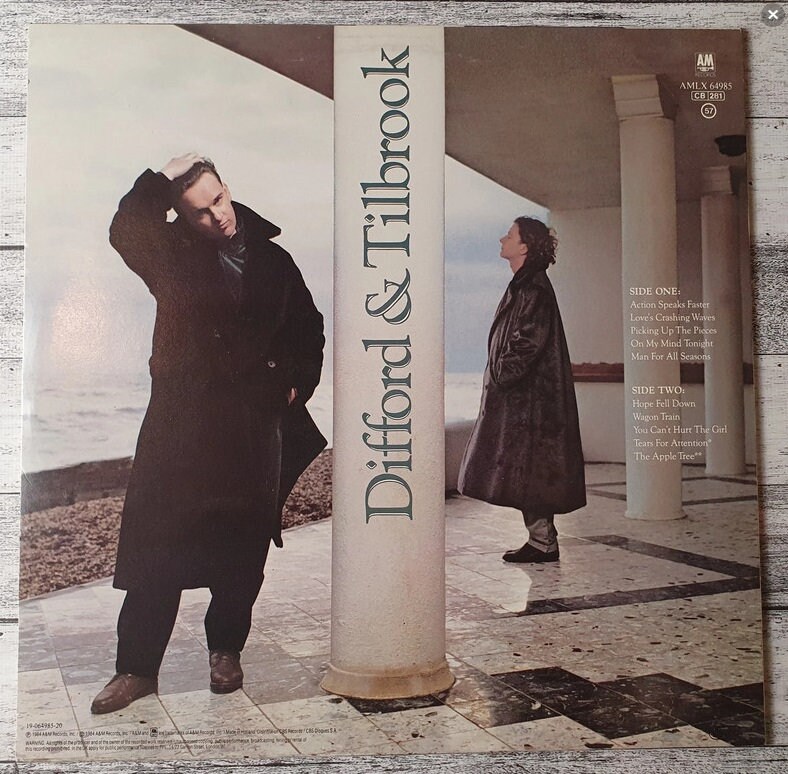 Difford & Tilbrook Same LP 1984 VG Music Record Vinyl Album 12 - Etsy