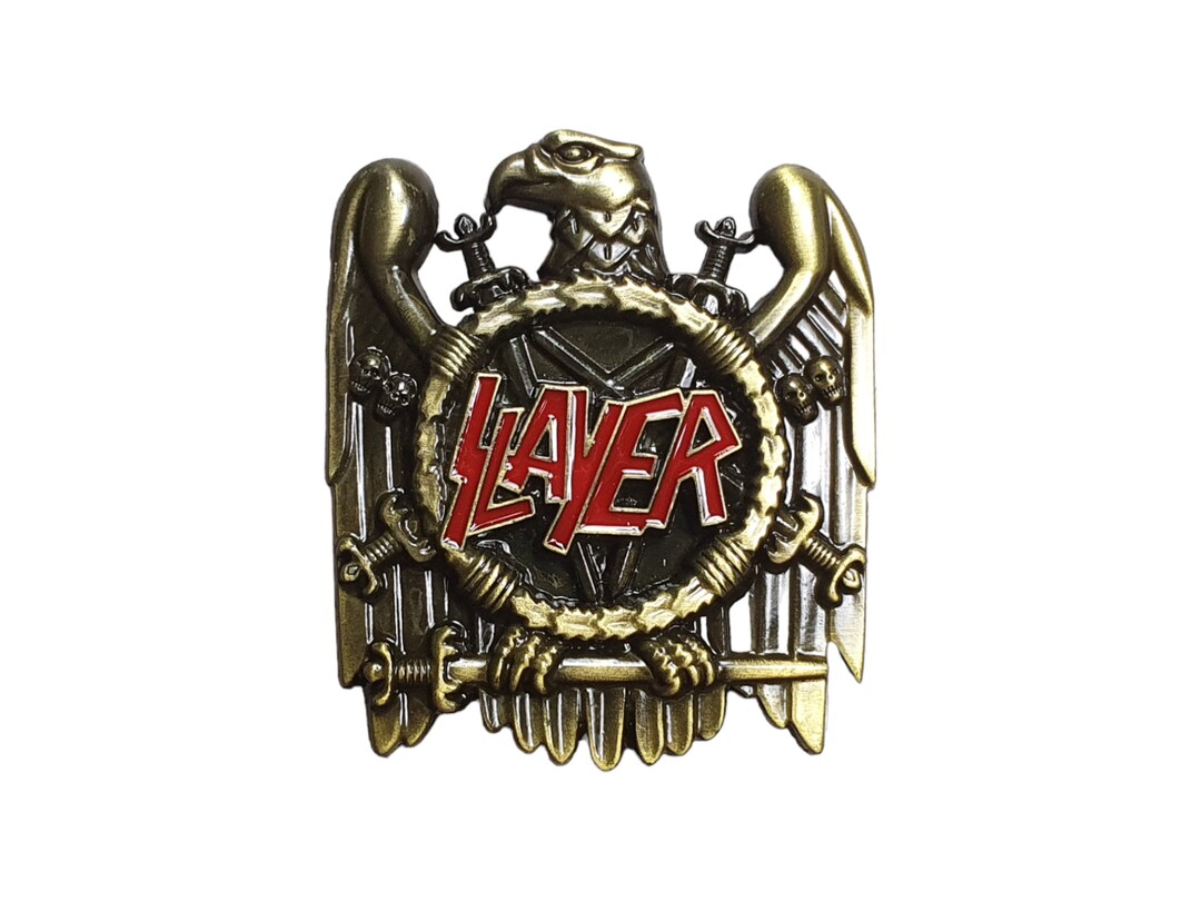 Slayer Rock Metal Band Belt Buckle - Etsy