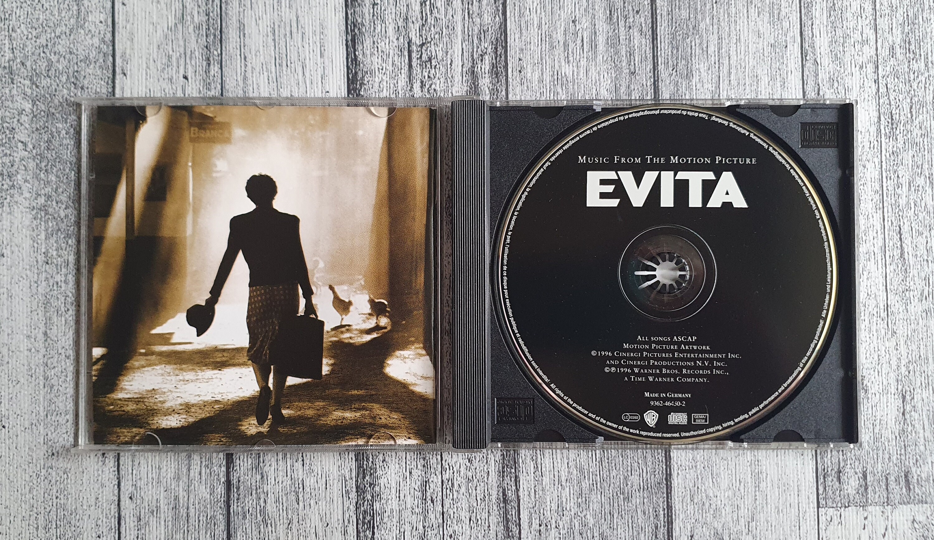 Madonna Music From the Motion Picture Evita Soundtrack 1996 VG Music ...