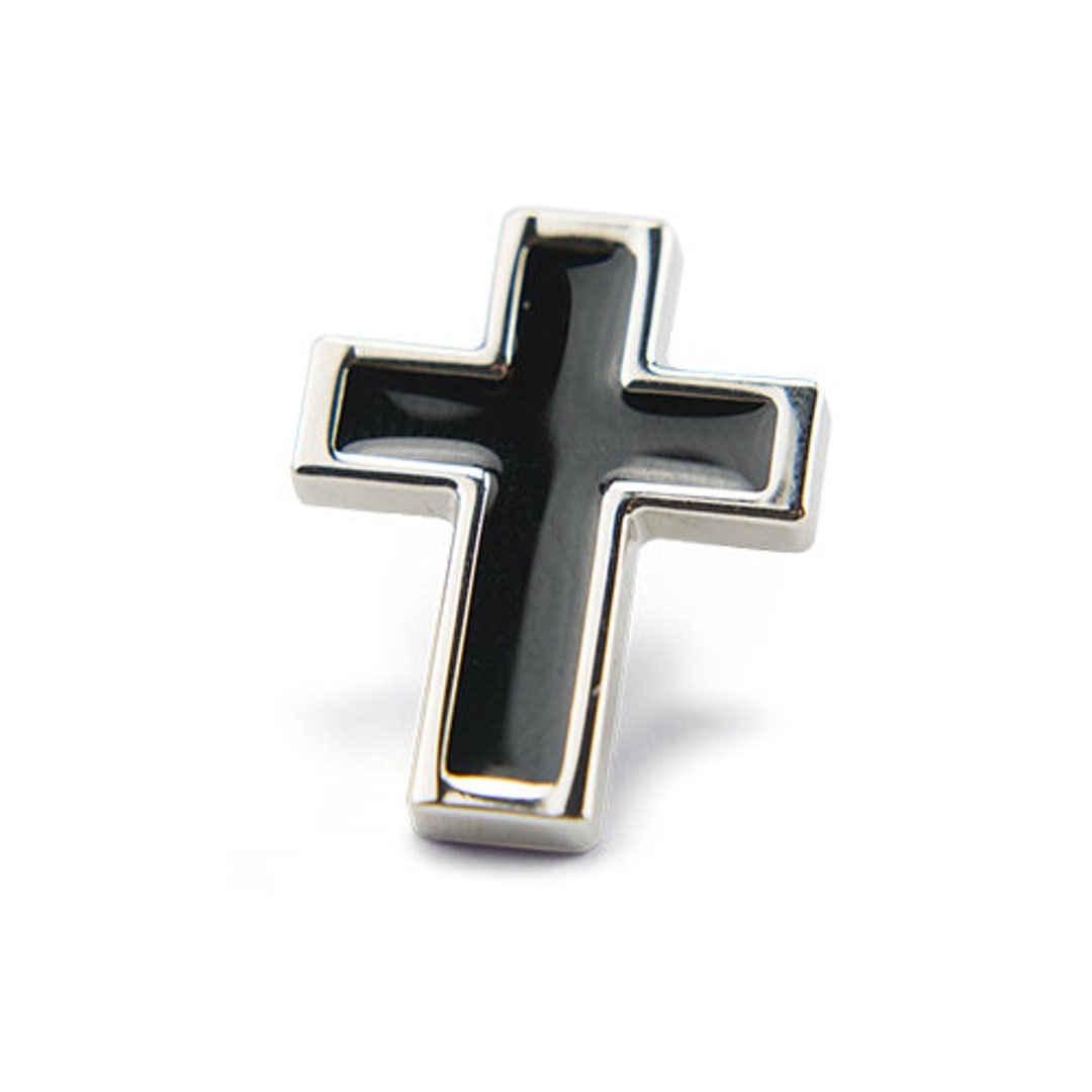 In Memory Pins Cross Funeral Pin Badge Funeral Keepsakes Enamel Pin ...