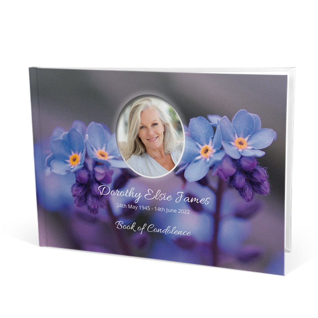 Personalised Hardback Book of Condolence. Book of Remembrance - Etsy UK