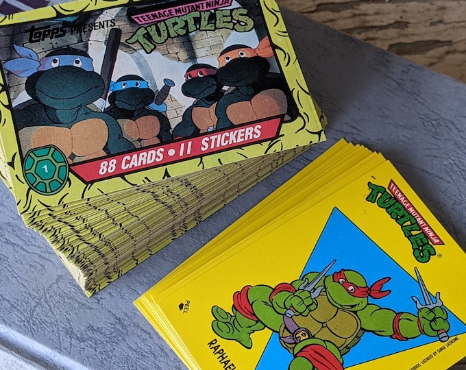 1989 TMNT Complete Series 1 !! Mint !! - All Original 88 Cards + 11 ...