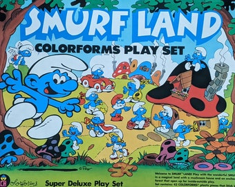 Smurfs Colorforms - Etsy