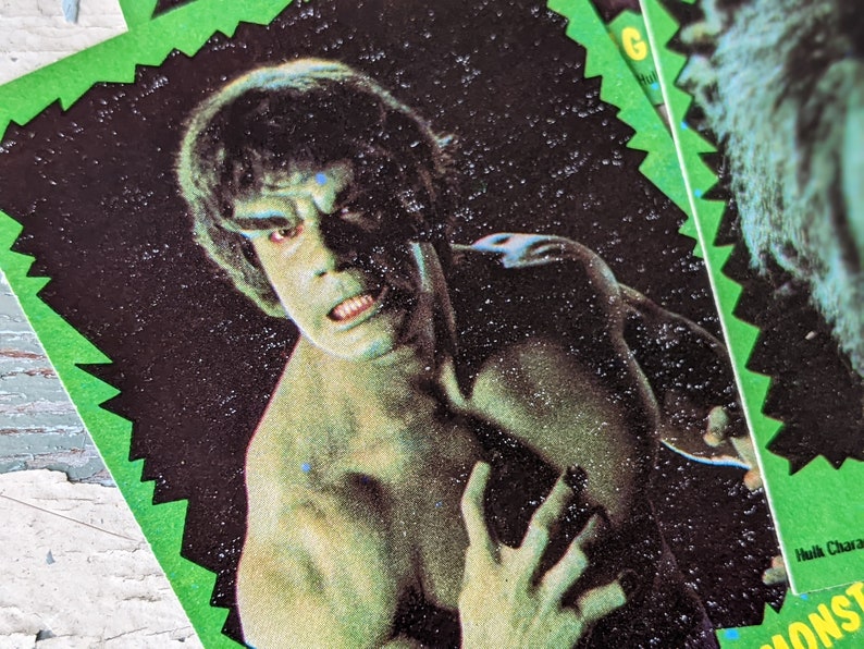 1979 the Incredible Hulk Trading Cards Complete Set, Topps Marvel - Etsy