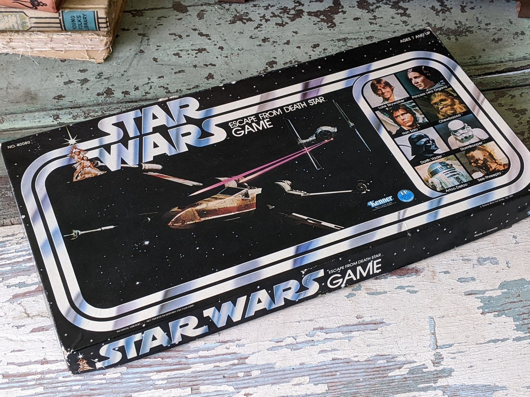 1977 Original Star Wars Board Game Escape From Death Star Complete With ...