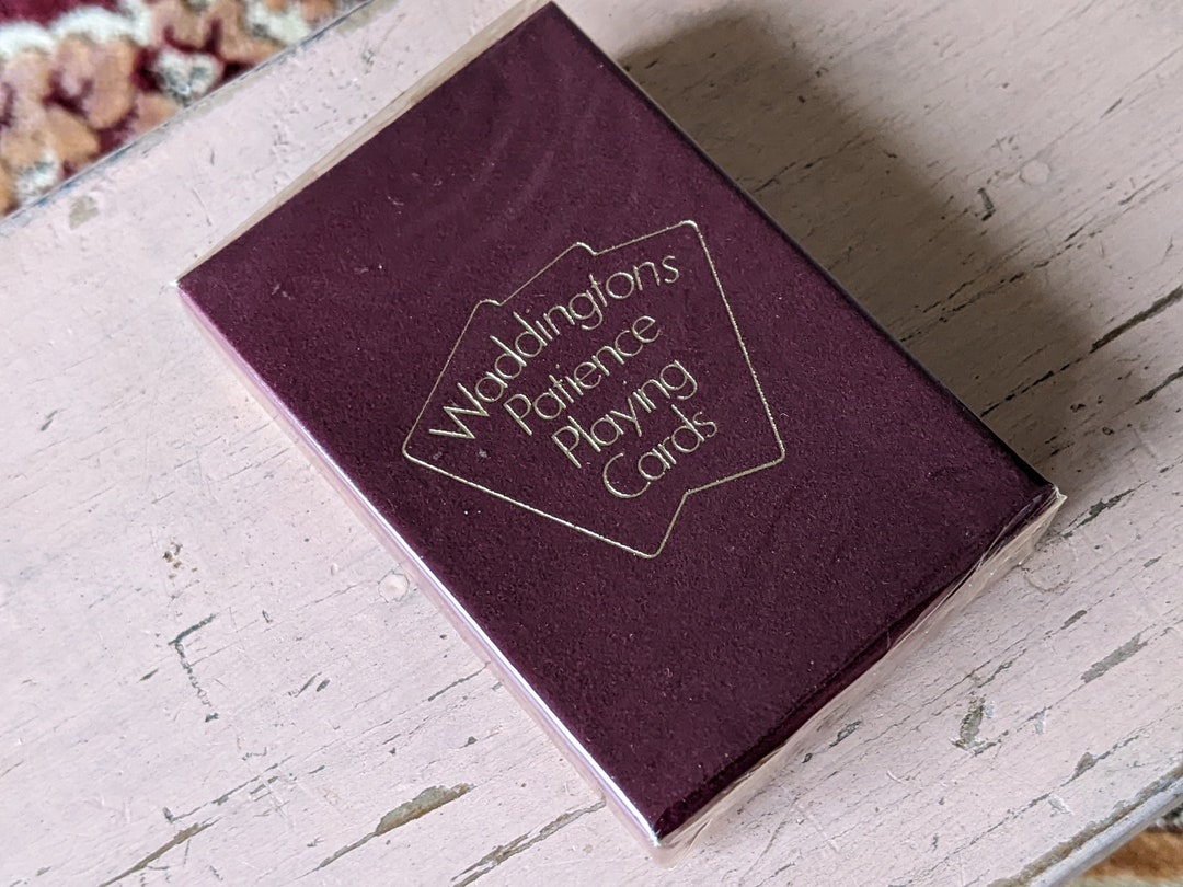 1960s Rare Waddingtons Patience Playing Cards Sealed! - Etsy