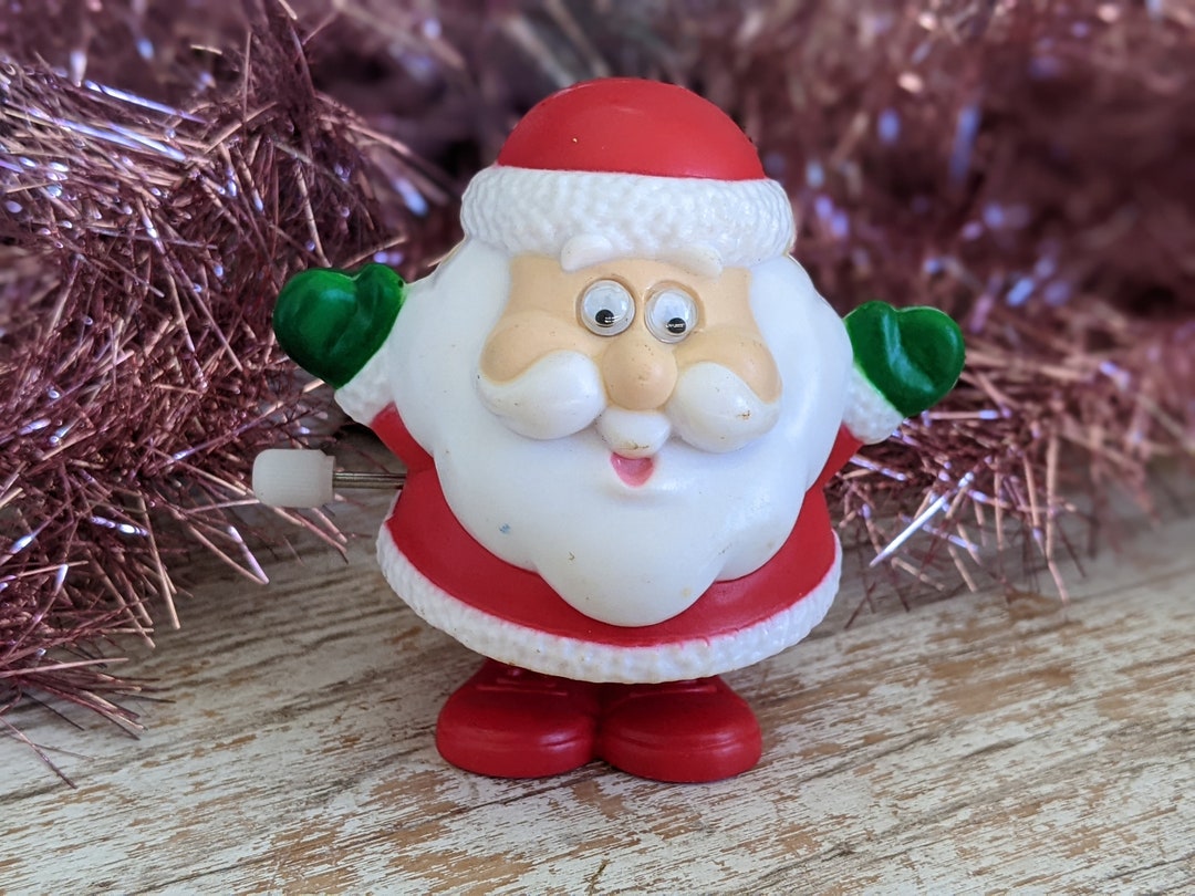 1980s Russ Berrie Santa Wind-up Toy With Googly Eyes - Etsy