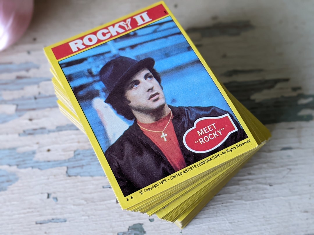 1979 ROCKY II !! Complete Set of 99 Cards by Topps - Etsy