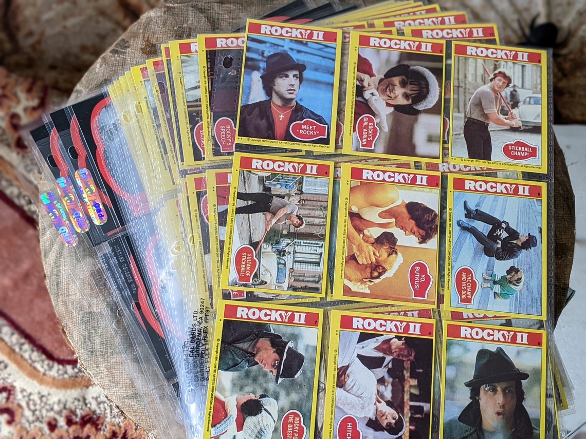 1979 ROCKY II ultra Set of 99 Cards & 22 Stickers by Topps - Etsy