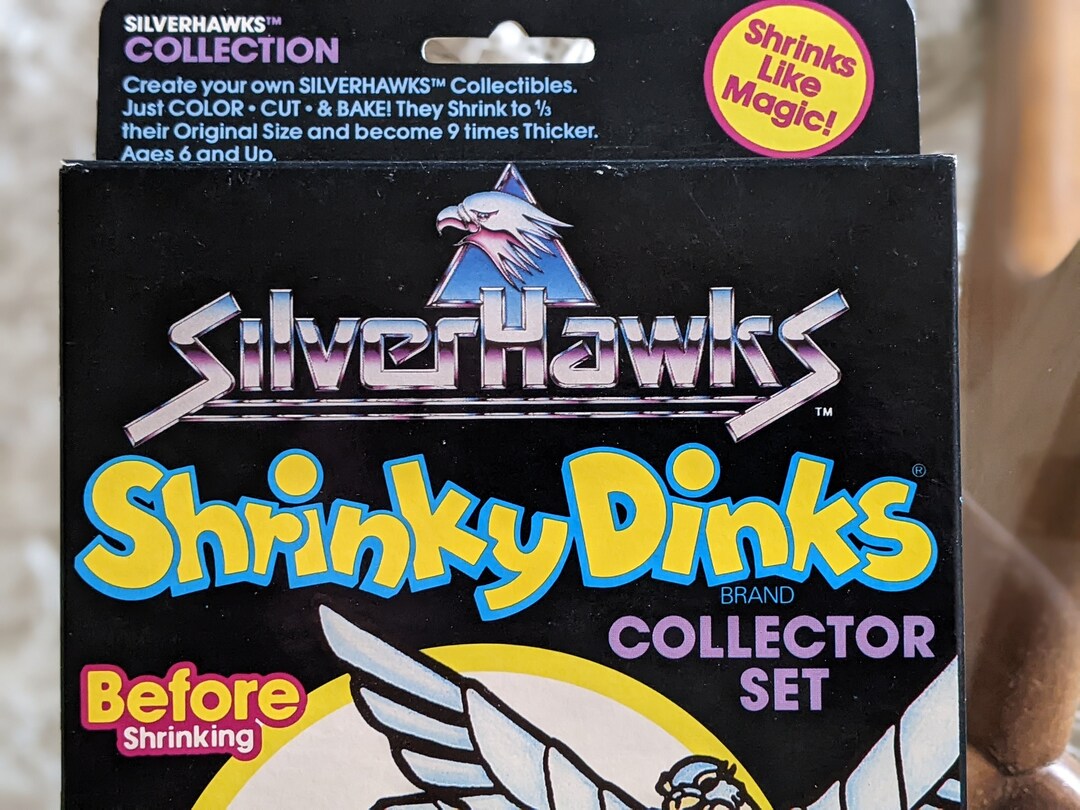 1986 Silverhawks Vintage Shrinky Dinks Collector Set by Colorforms ...