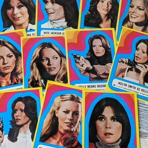 1977 Series 3 Charlies Angels Complete Set 66 Cards + 11 Stickers by Topps !! Amazing Retro ...