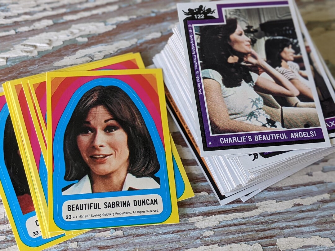 1977 Series 3 Charlies Angels Complete Set 66 Cards + 11 Stickers by Topps !! Amazing Retro ...