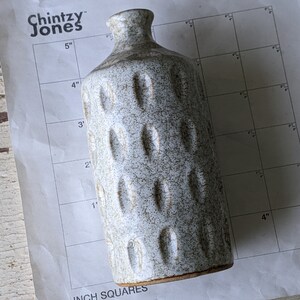 Vintage MCM Stoneware Vases Glazed Pottery Matching Set of 2 Handmade ...