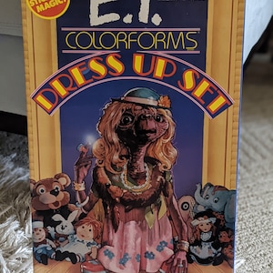 1982 E.T. Colorforms Dress up Set **complete New in Box **rare - Etsy