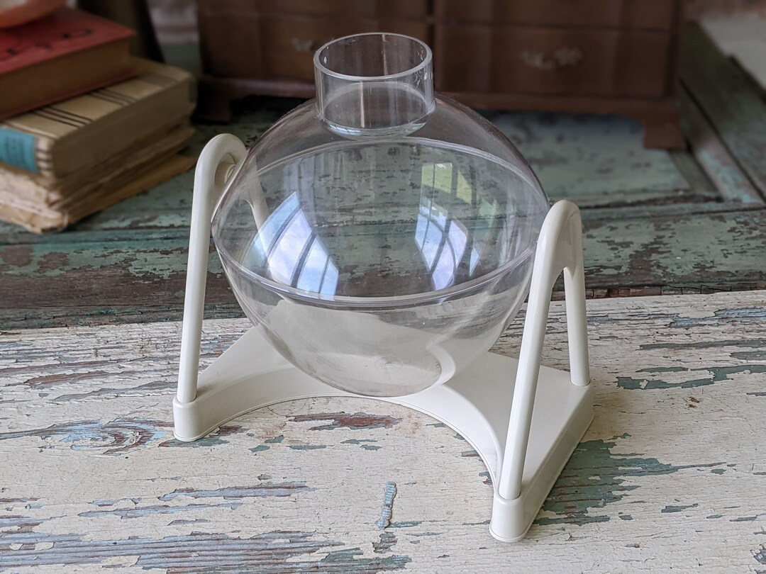 1970s Plastic Balancing Snack Terrarium Planter Generic People Feeder ...