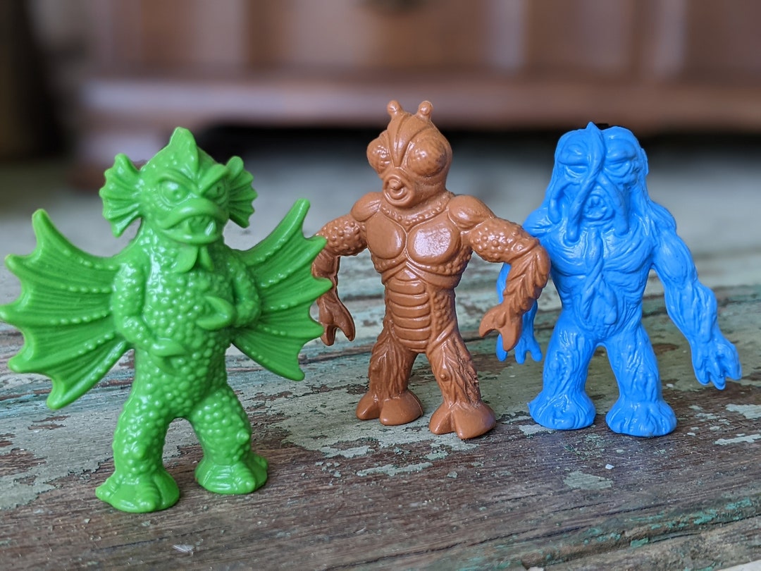 1980s Diener Erasers Space Creatures Set of 3 Vinyl Tree Trunk Monster ...