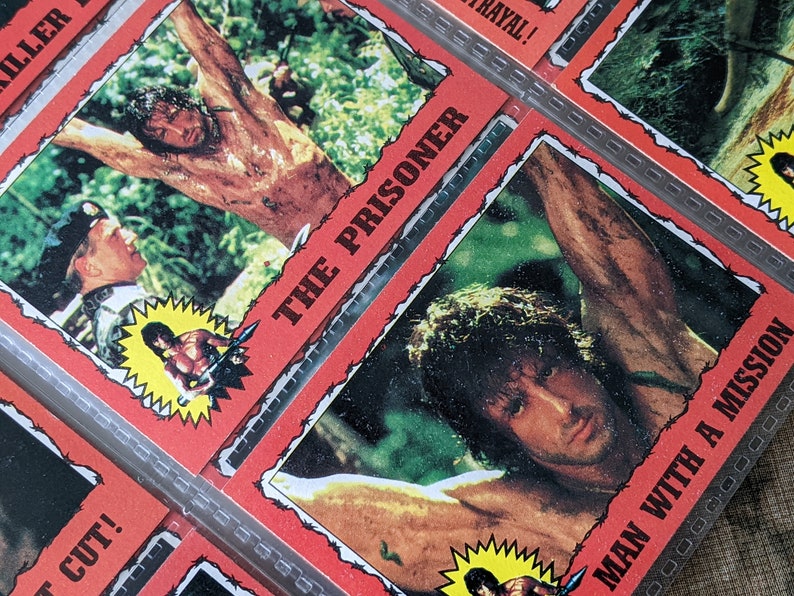 1985 Rambo: First Blood Part II Topps Trading Card Set - Etsy