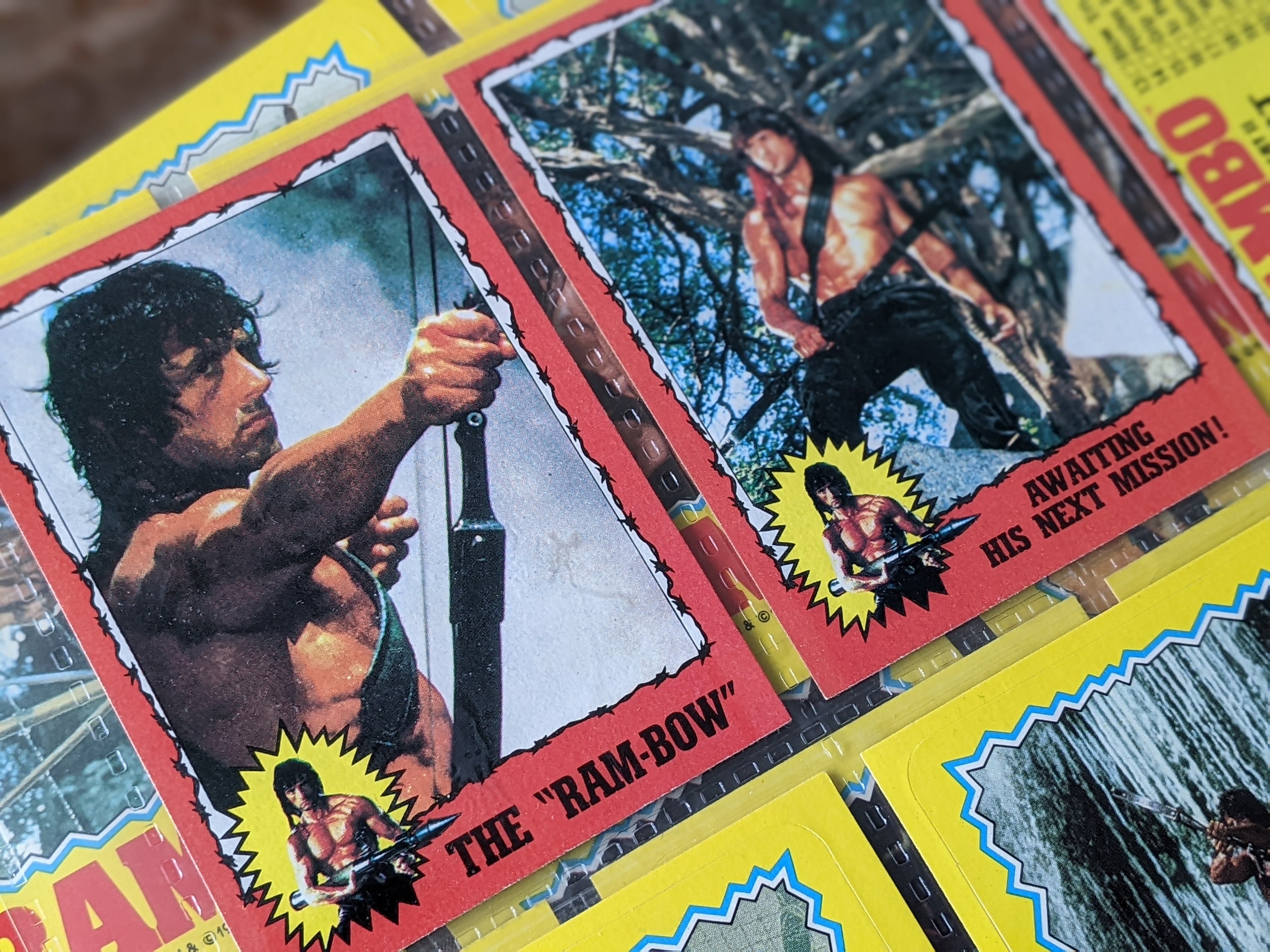 1985 Rambo: First Blood Part II Topps Trading Card Set - Etsy