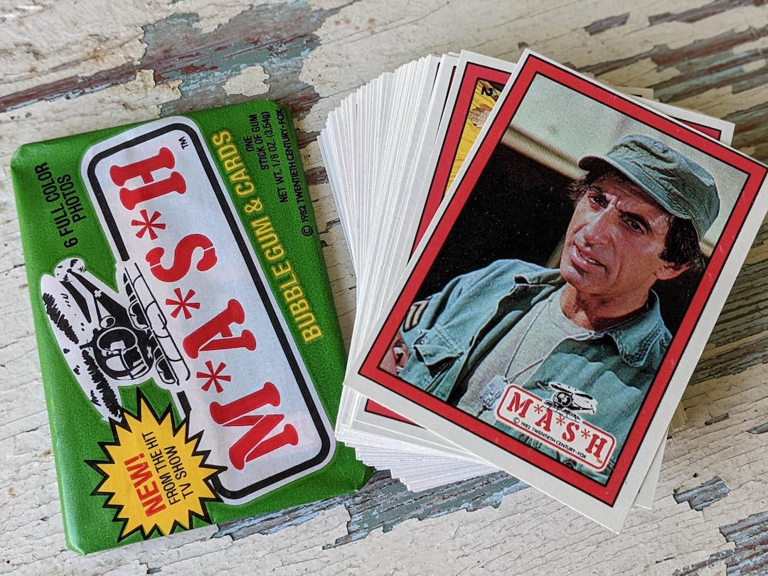 1982 Mash TV Show Complete 66 Card Set 1 Sealed Wax Pack by Donrus ...