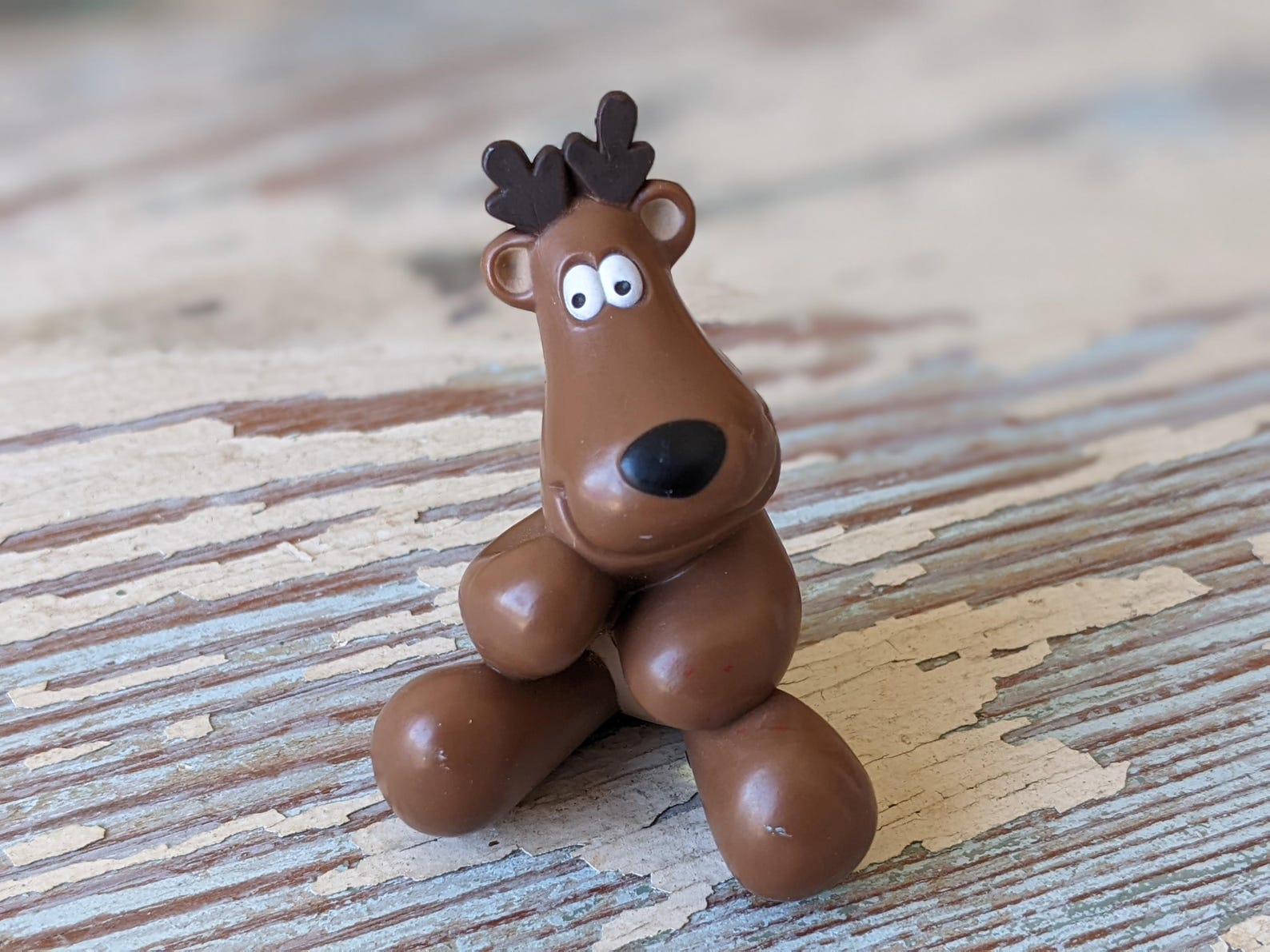 1986 Rodney the Reindeer Hallmark Miniature Plastic Figurine ...