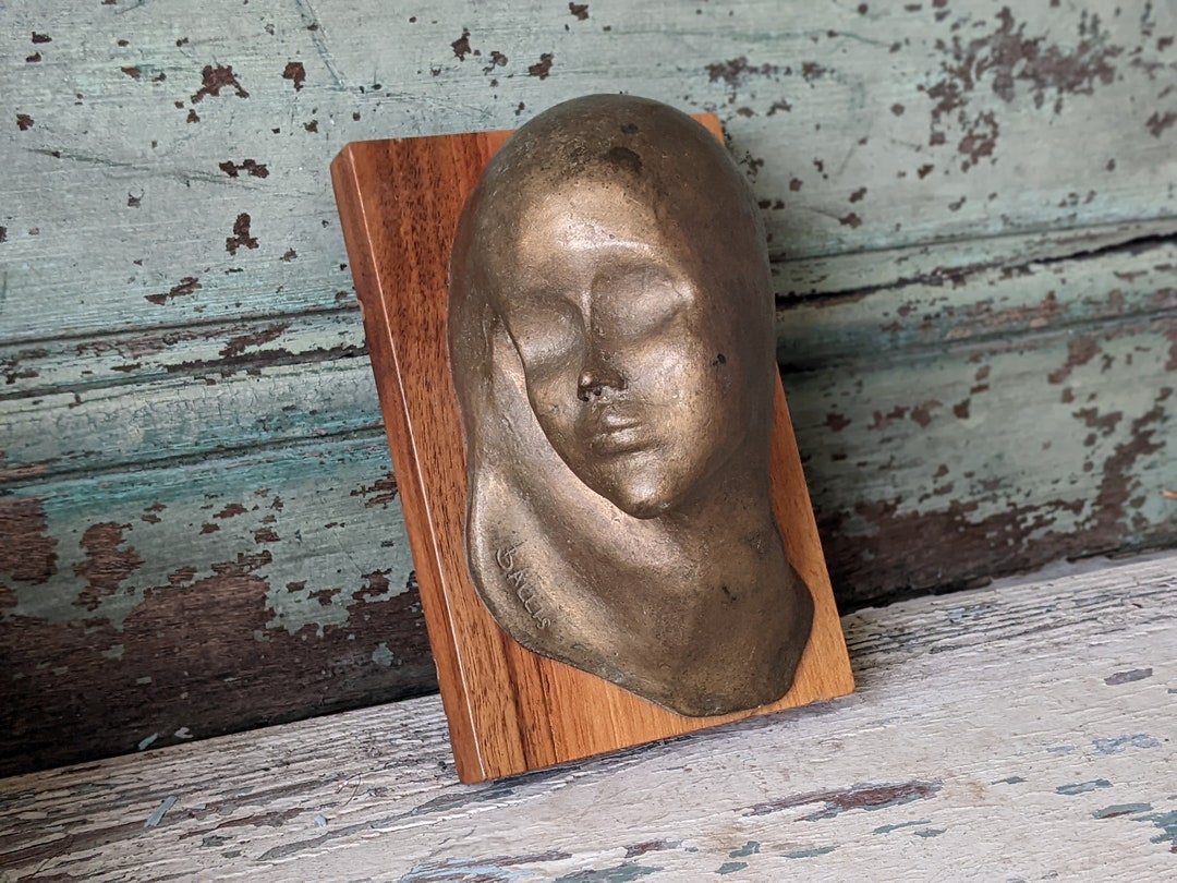 1980s Laura Ballis Signed Cast Bronze Bust Sculpture - Etsy