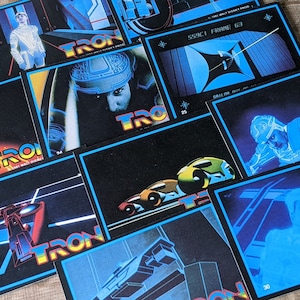 1981 Tron Ultra Complete Collection of 66 Cards 8 Stickers & 2 Sealed ...
