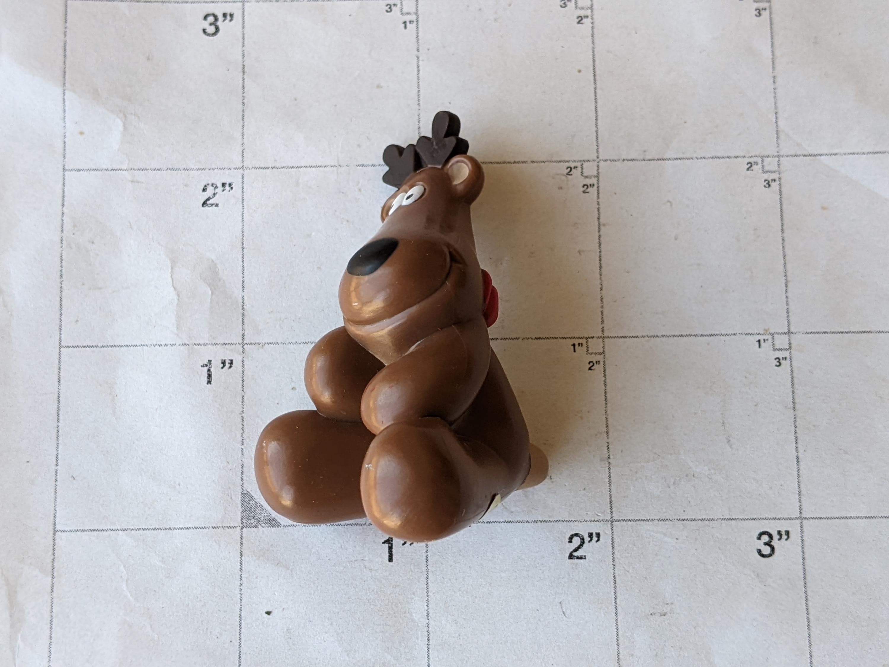 1986 Rodney the Reindeer Hallmark Miniature Plastic Figurine ...
