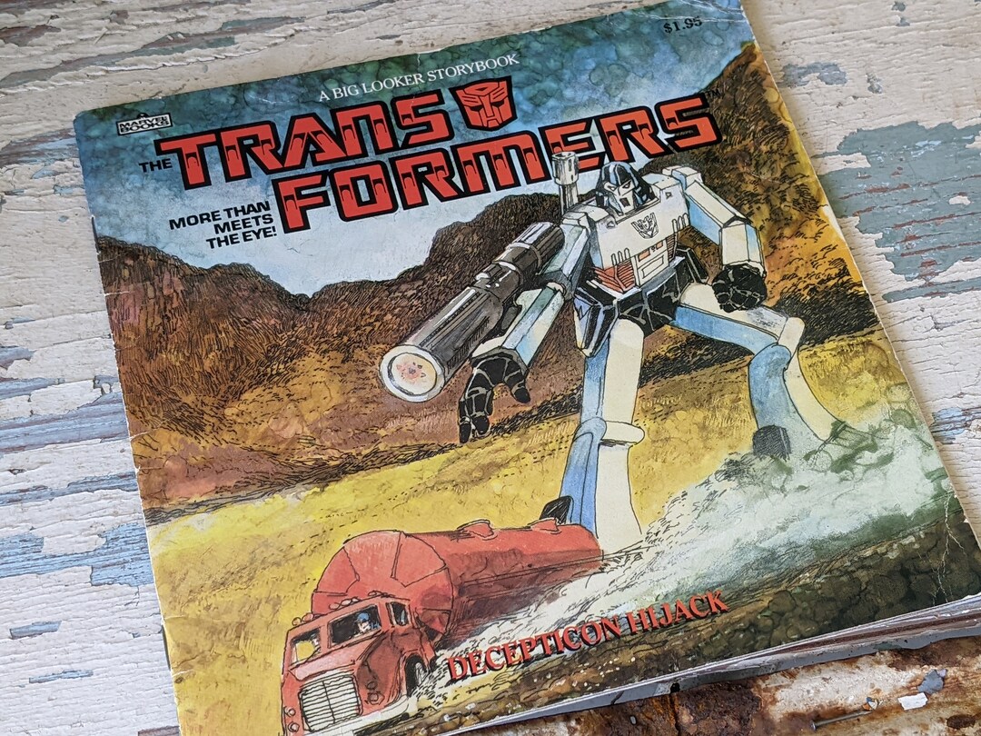 1985 Transformers Decepticon Hijack Big Looker Storybook - Etsy