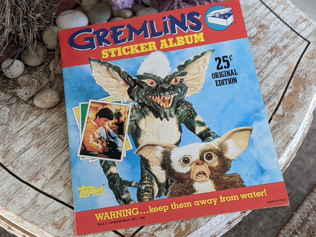 1984 Gremlins Original And Unused Sticker Album By Topps Amazing Condition Etsy