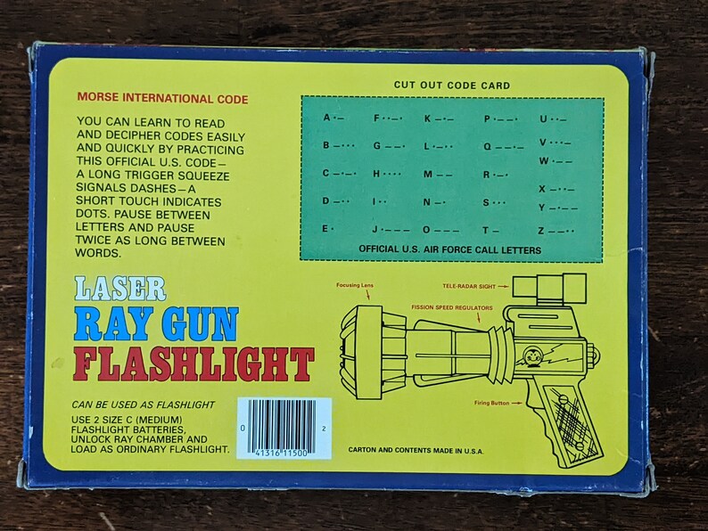 1970s Tim Mee Raygun Flashlight - Etsy