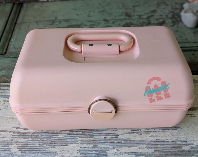 Vintage 1989 Caboodles Peach Pink Makeup Case No. 2620 - Original ...