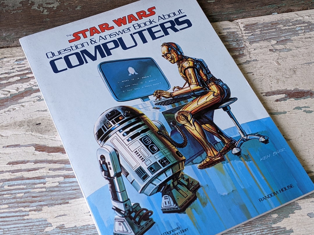 1983 Star Wars Educational Book About Computers Featuring C-3PO and R2 ...