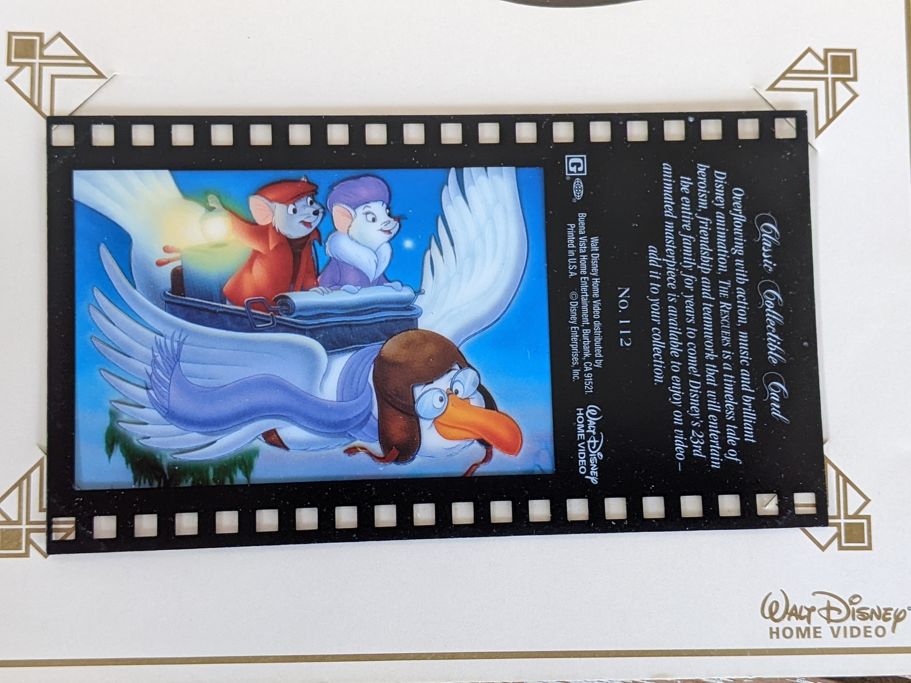 1999 the Rescuers 112 Disney Classic Card Collection for - Etsy