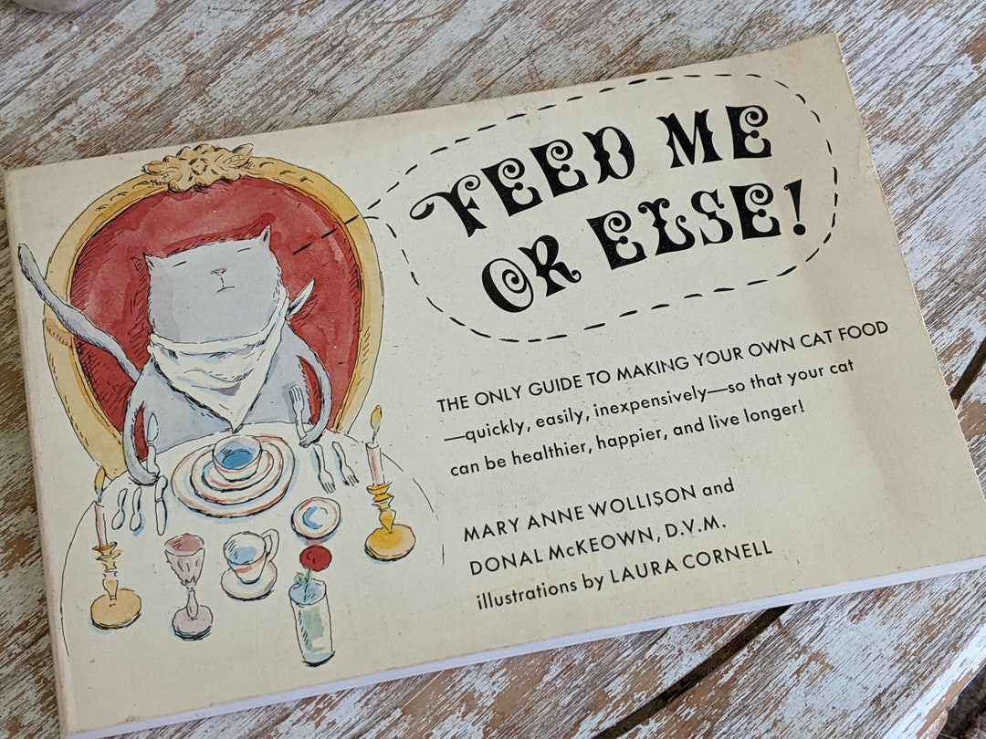 1983 "feed Me or Else" Cat Food Recipe Book: Vintage Pet Lover Gift - Etsy