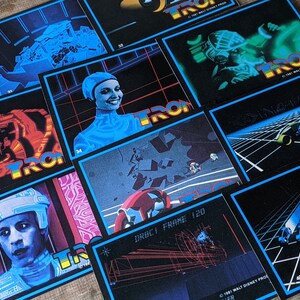 1981 Tron Ultra Complete Collection of 66 Cards 8 Stickers & 2 Sealed ...