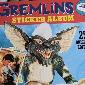 1984 Gremlins Sticker Album - Topps Original Edition - Etsy