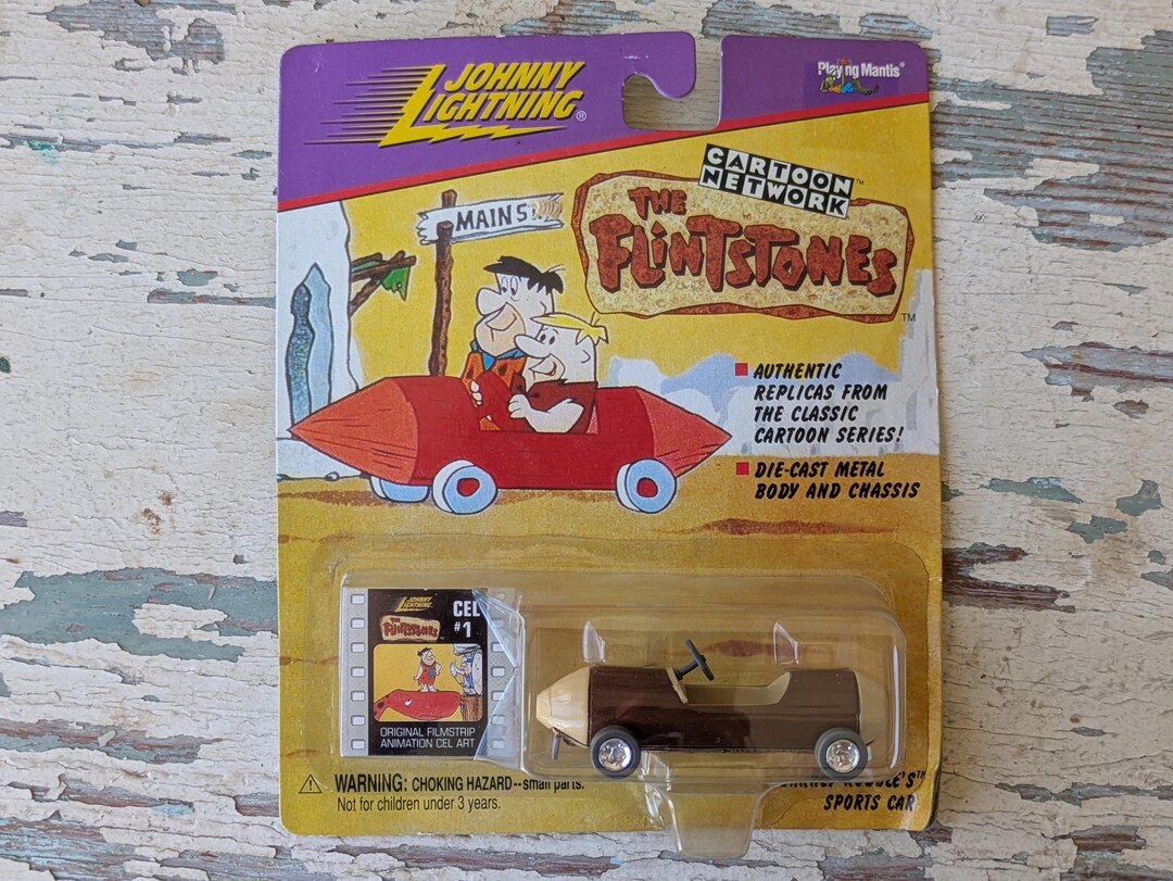 1998 Johnny Lightning Barney Rubble's Sports Car Cartoon Network - New ...
