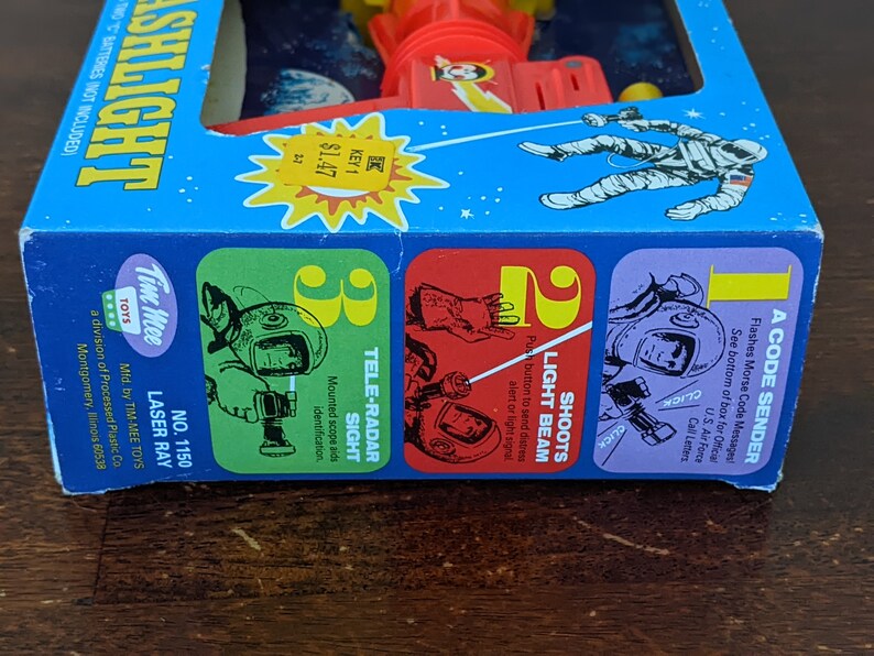 1970s Tim Mee Raygun Flashlight - Etsy