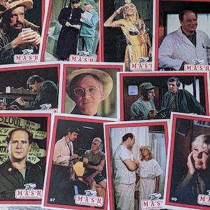 1982 Mash TV Show Complete 66 Card Set 1 Sealed Wax Pack by Donrus ...