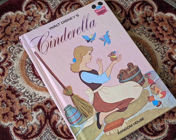 1974 Cinderella Storybook Disney Wonderful World Reading - Etsy