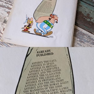 1978 Asterix and the Goths Comic Book: Goscinny & Uderzo Illustrations ...