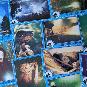 1982 E.T. Extra-terrestrial Complete 87 Card Collection W Empty Wax ...