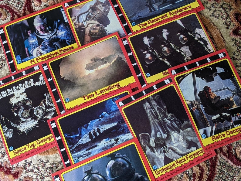 1979 Alien Complete Collection by Topps 84 Card Base Set W 22 - Etsy