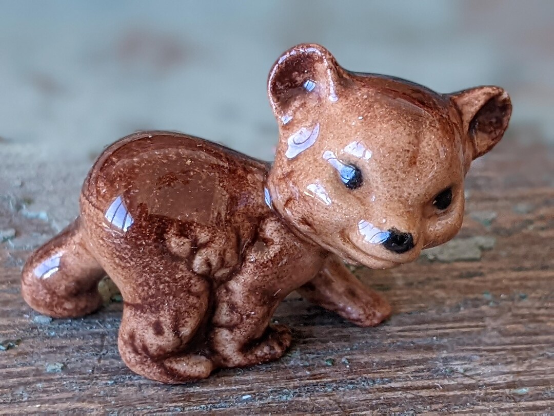 1980s Hagen Renaker Crawling Bear Cub Miniature !! A Perfect Gift for ...