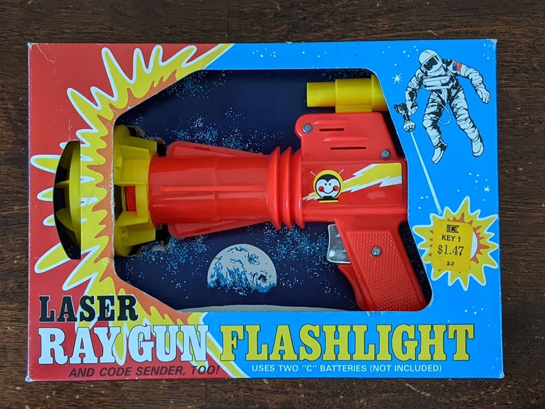 1970s Tim Mee Raygun Flashlight - Etsy