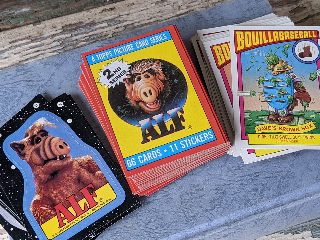 1988 ALF 2nd Complete Collection TV Series 66 Cards + 11 Stickers by ...