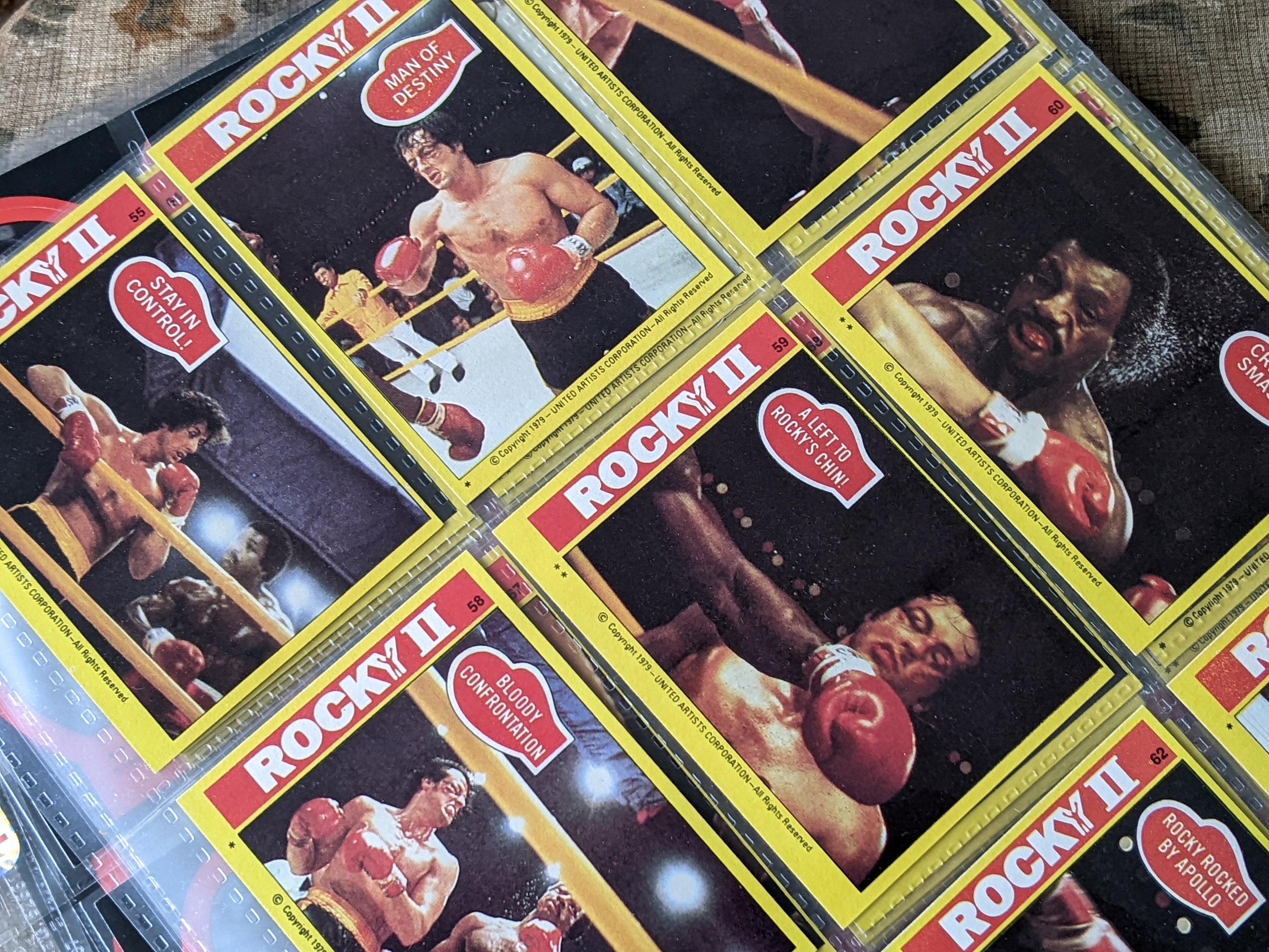 1979 ROCKY II ultra Set of 99 Cards & 22 Stickers by Topps - Etsy
