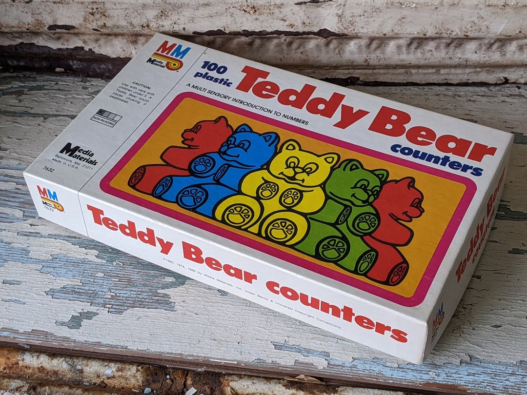 1985 Teddy Bear Counters by Media Materials No. 7632 Classic ...