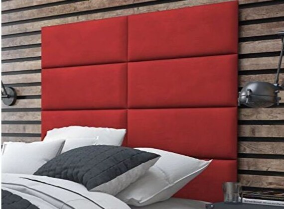 HEADBOARD SET 9pcs Wall Protector Velvet Wall Panel Wall - Etsy